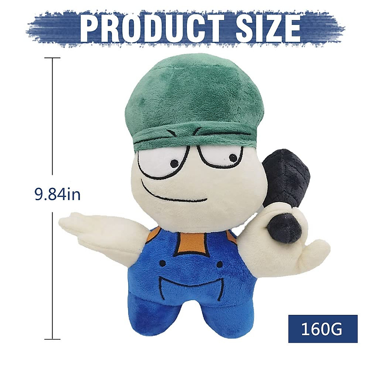 11.8in Dave and Bambi Plush，Cute Cartoon Character Anime Pillow, Soft Stuffed Animal Plush Toys Gifts for Fans and Friends(Bambi)