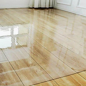 Office Chair Mat, Carpet Protector Chair Mat, Desk Mat 0.04 inch Thick, PVC Vinyl Floor Mat, Floor Protector, Table Protector, Waterproof Transparent Pad for Entrance Hall Bedroom (Size : 24x32in)