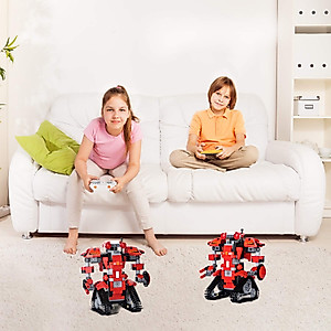 ritastar APP Remote Control Robot Building Blocks Creative Toolbox Educational Smart Tracked RC Robotics Building Bricks Set Kit S.T.E.M Learning Toy Gift for Boys Girls Kids 8 and Above(Red,392pcs)