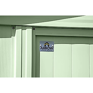 Arrow Classic Steel Storage Shed, 10x14, Sage Green
