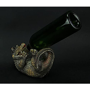 Zeckos Baby Guzzling Gator Tabletop Wine Bottle Holder