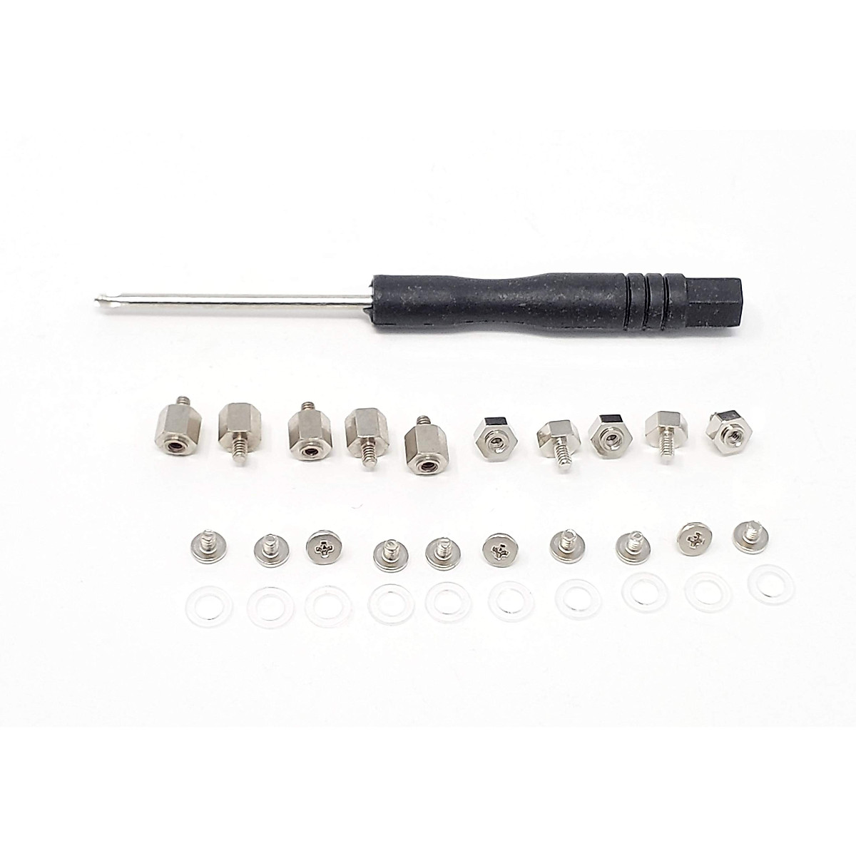 MICRO CONNECTORS M.2 SSD Mounting Screws Kit for Asus Motherboards (L02-M2S-KIT) - Silver