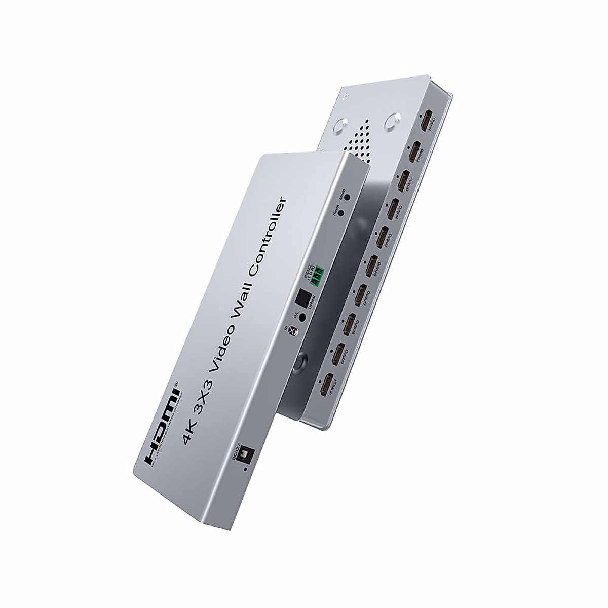 4K 3×3 Video Wall Controller(1x2/1x3/1x4/1x5/1x6/2x1/2x2/2x3/2x4/3x1/3x2/3x3/3x4/4x1/4x2/4x3/4x4) 4 TV Splicing Display Support 3840x2160/30Hz