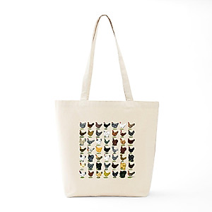 CafePress 49 Hen Breeds Tote Bag Canvas Tote Shopping Bag
