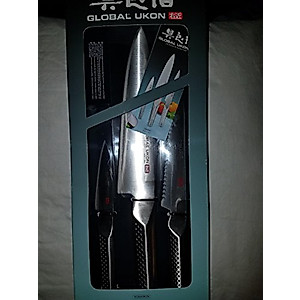 Global Ukon 3 Piece Knife Set GU 3001