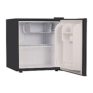 Commercial Cool CCR16B Compact Single Door Refrigerator and Freezer, 1.6 Cu. Ft. Mini Fridge, Black