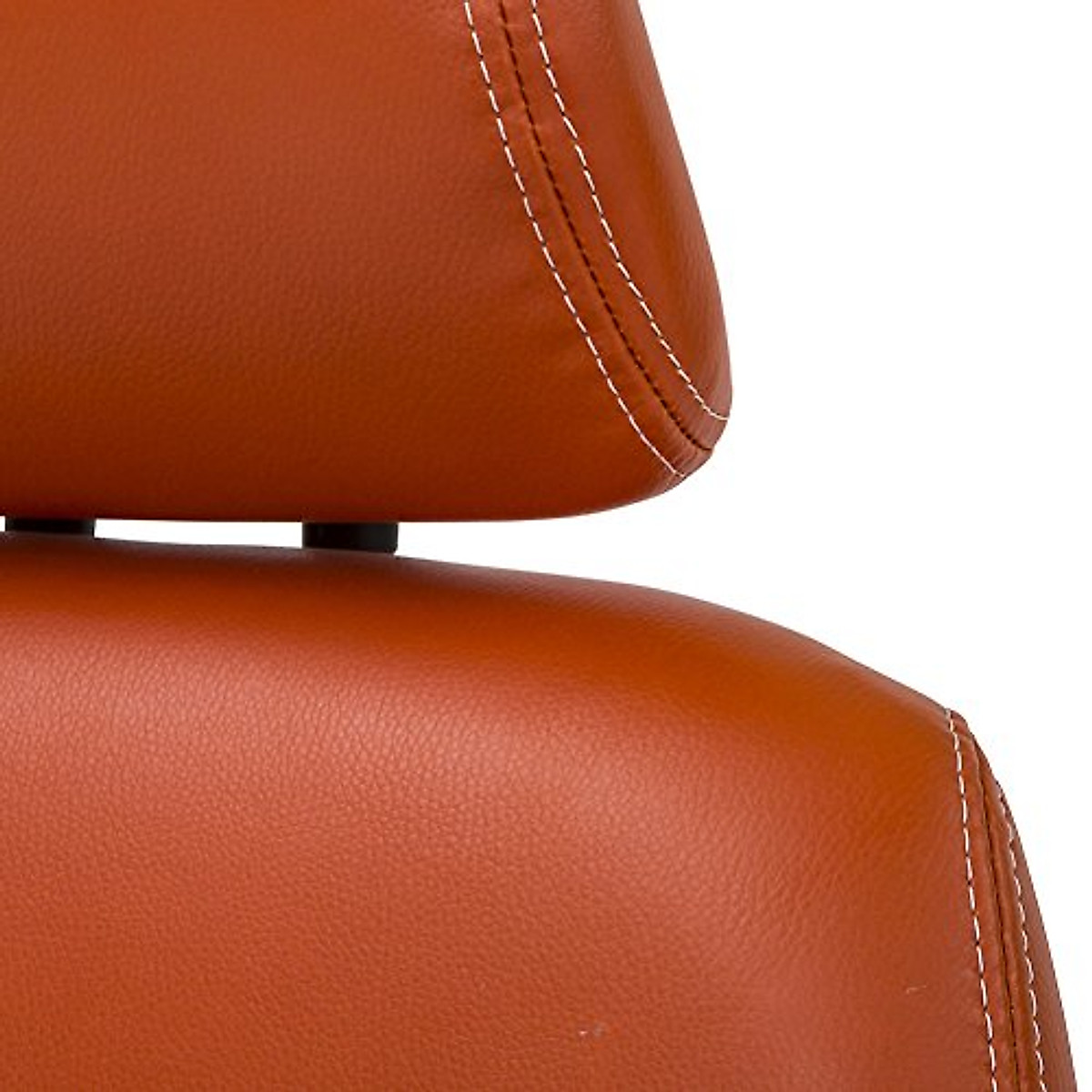 CRIBEL Icaro Presidenziale Poltrona, Metallo Cromato, Arancio