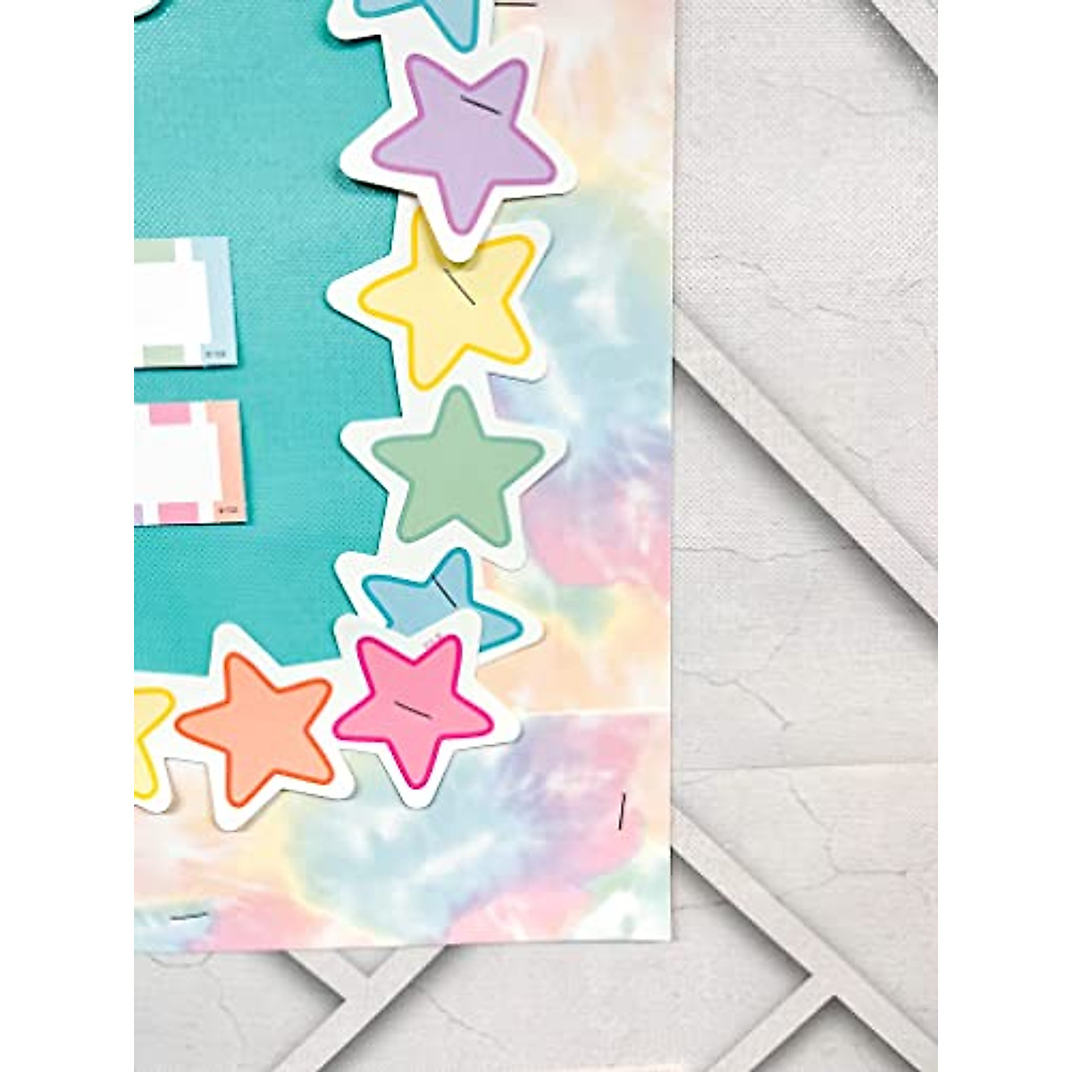 Teacher Created Resources Pastel Pop Stars Die-Cut Border Trim