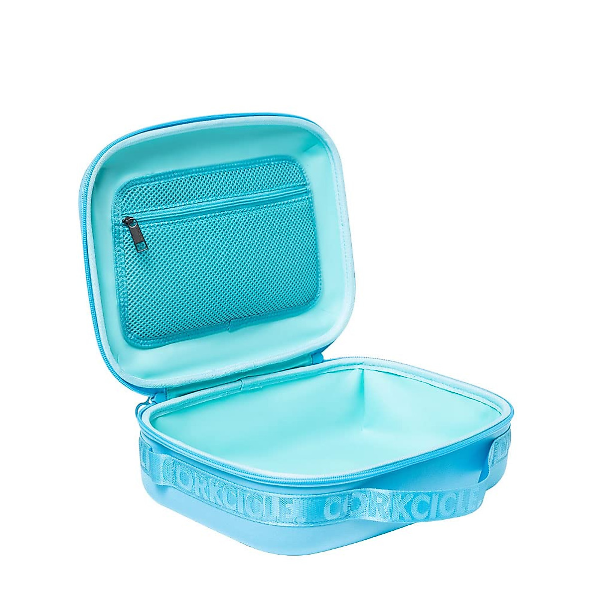 Corkcicle Crushproof Cooler Lunch Box, Reuseable Water Resistant Insulated Lunch Box, Perfect for Traveling with Wine, Beer, Ice Packs, and Lunches, Santorini Neoprene, Back to School