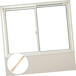 BUTIFULSIC 10 Pcs Triangular Wooden Strip Screen Window Trim Wooden Molding Trim for Window Molding Strip Decor Window Decorative Stick DIY Window Trim Wood Trim Modeling Window Frame