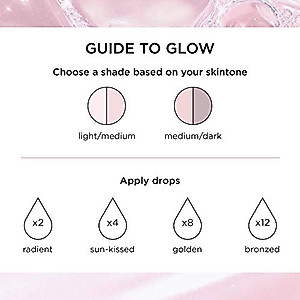 TAN-LUXE The Face - Illuminating Self-Tan Drops to Create Your Own Self Tanner, 30ml - Cruelty & Toxin Free - Light/Medium