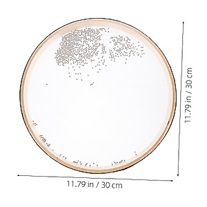 ERINGOGO Wave Bead Ocean Drum 12Inch Natural Color Sound Drum Percussion Wave Drum Shell Sea Drum Early Educational Musical Instrument Percussion