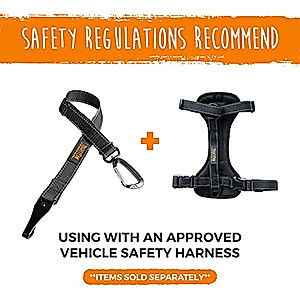 Mighty Paw Dog Seat Belt | Latchbar Dog Seatbelt Tether, Pet Seat Belt for Car, Dog Car Leash, Dog Safety Belt for Car, Seatbelt for Dog in Car, Dog Seat Belt for Car, Dog Car Seat Belt Large - Puppy