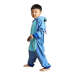 OGU' DEAL Kids Stitch Pajamas Animal Onesie Halloween Costumes One Piece Sleepwear for Boys and Girls