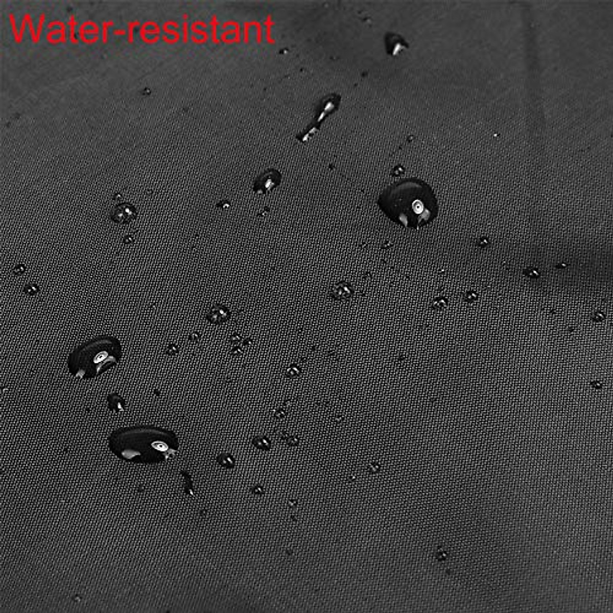 UCARE Outdoor Garden Fountain Covers Waterproof Dustproof Statue Protective Cover for Winter Patio Water Fountains Statues, 48"x68" Fountain Cover (Black)