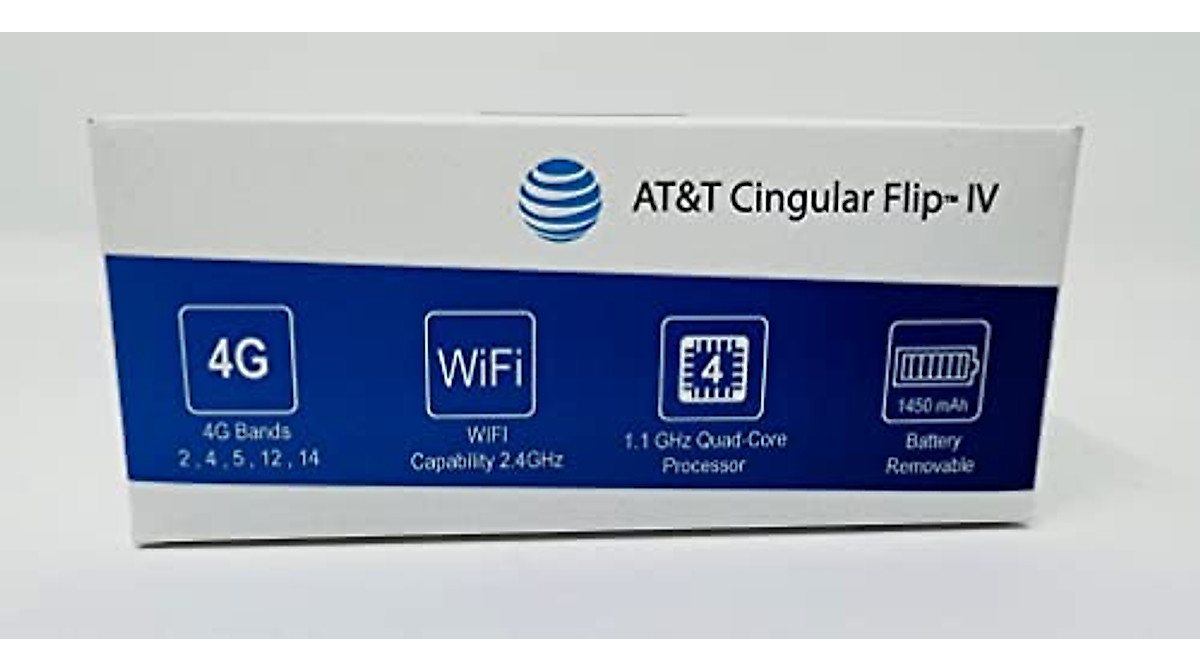 Buy AT&T Cingular SmartFlip IV - Renewed 4G LTE Phone