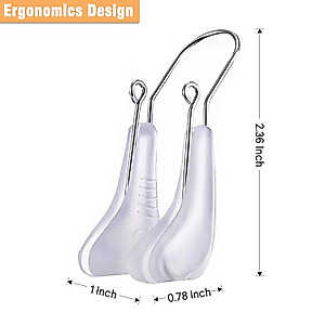 AMIJEAL Nose Shaper Clip Nose Up Lifting Clip Pain-Free Soft Silicone Nose Slimmer Device Nose Bridge Straightener Corrector Beauty Tool(Unisex)