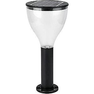 Garden Post Light Solar LED Pillar Light Solar Outdoor Lighting Outdoor Post Light Fixtures Deck Lawn Pillar Lamp for Courtyard Outdoor Street Lamp (21 * 12 * 45cm) (A 21