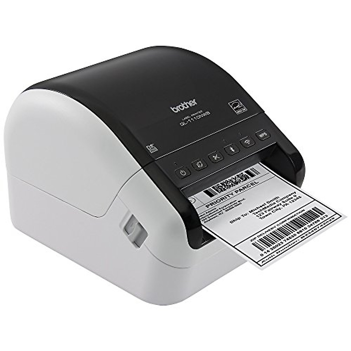 Brother QL-1110NWB Wide Format, Postage and Barcode Professional Thermal Label Printer with Wireless Connectivity (Renewed)