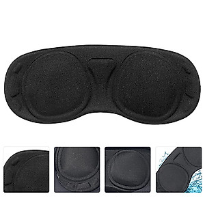 Hemobllo 1pc Vr Lens Protection Cover Vr Lens Cap for Vr Glasses Cover Virtual Reality Lens Glasses Cover Virtual Reality Cover Black Vr Lens Protect Cover Lens Cover Sponge Protective Case