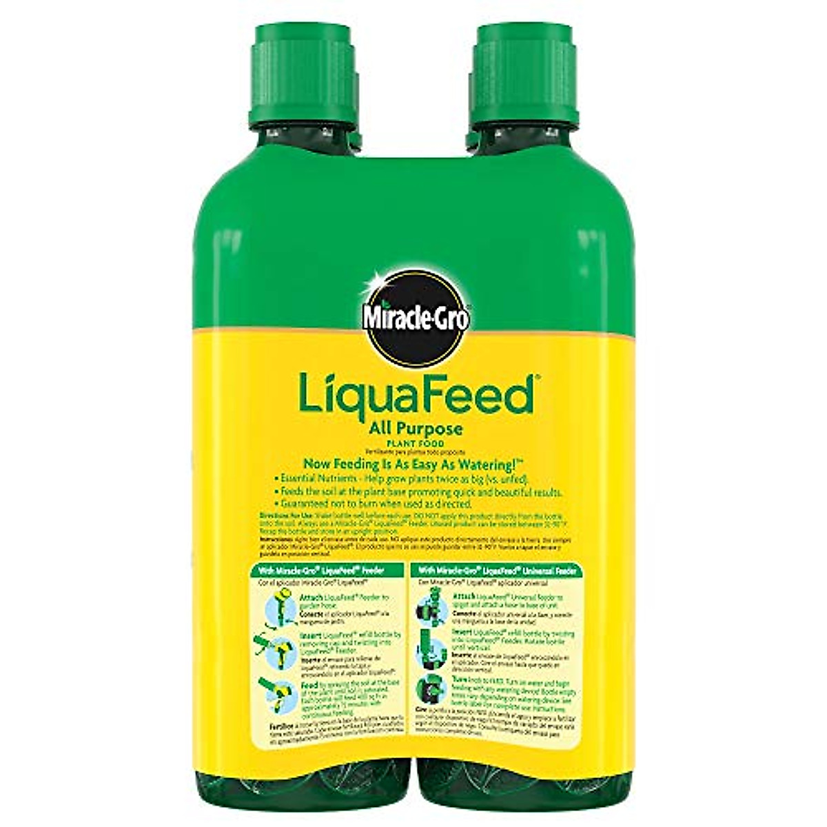 Miracle-Gro Liquafeed All Purpose Plant Food, 4-Pack Refills