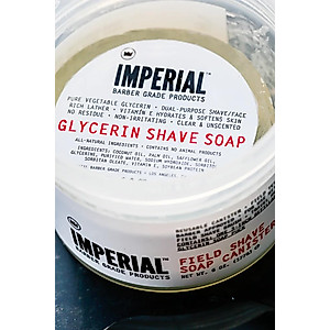 Imperial Barber Field Shave Soap Canister, 6.2 oz