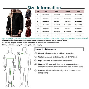 Winter Coats With Hooded Sherpa Coat Button Down Long Sleeve Jacket Men Heated Graphic Jacket Vintage Thick Windproof Work Sports Coat Outwear Coffee 4Xl