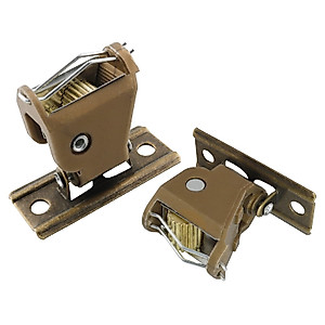 ZZLZX 2PCS Roman Shade Cord Lock Austrian Shade Window Blind Lock Holds Roman Shade Rope Brown Lockset (4 Screws), Brown