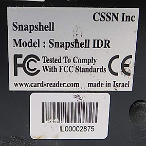 CSSN Snapshell IDR - ID scanner and ID card reader