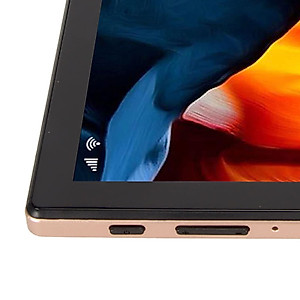 CUIFATI 10.1 Inch Tablet 2 in 1 1960x1080 Resolution FHD Screen 8GB RAM 256GB ROM Octa Core CPU 8MP Front 13MP Rear Dual Camera G WiFi 4G LTE Tablet with Case Keyboard (US Plug 110‑240V)