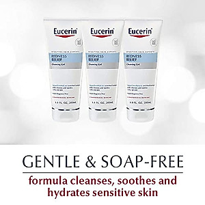 Eucerin Sensitive Skin Redness Relief Cleansing Gel 6.8 Ounce