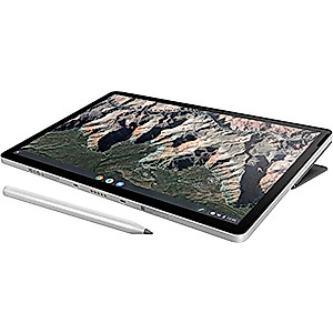 HP Chromebook 11-da0097nr Touchscreen Tablet, 11-inch 2 in 1, Qualcomm Snapdragon 7c, 4GB LPDDR4x RAM, 64GB eMMC, ChromeOS, USB-C, Micro SD Card Reader, Wi-Fi, Bluetooth, Natural Silver (Renewed)