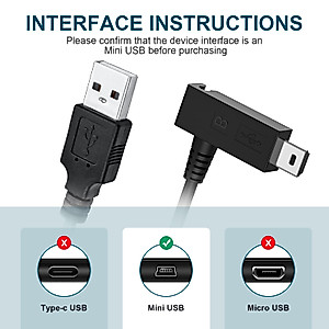 Arzweyk Data Sync Charging Power Cord Cable Replacement for Wacom Intuos Pro PTH450 PTH650 PTH451 PTH651 PTH851 Intuos5 PTK450 PTK650 PTK850 Intuos4 PTK440 PTK640 PTK840 PTK1240 Bamboo CTE450(6.5ft)
