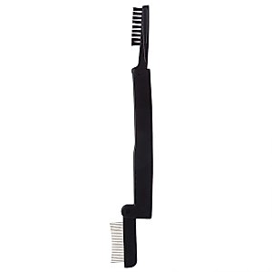 Dual-Sided Folding Mascara and Brow Grooming Tool - Lash Separator, Applicator, and Compact Eyebrow Brush