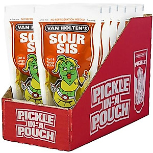 Van Holten's Pickles - Sour Sis Pickle-In-A-Pouch - 12 Pack