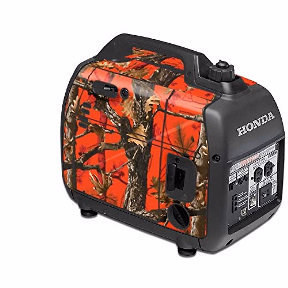 AMR Racing Decals Compatible with Honda EU2000i Skin Camping Portable Generator - Fire Camo