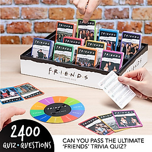 Paladone Friends TV Show Ultimate Trivia Quiz - 391 Double-Sided Quiz Cards - 2000+ Questions - Officially Licensed Merchandise