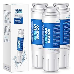 GOLDEN ICEPURE RWF0900A Replacement for MAYTAG UKF8001, Whirlpool Filter 4 EveryDrop EDR4RXD1, KRFC300ESS01, 46-9006, PUR Puriclean II Replacement Water Filter 3PACK