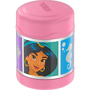 THERMOS FUNTAINER 10 Ounce Stainless Steel Kids Food Jar, Disney Princesses