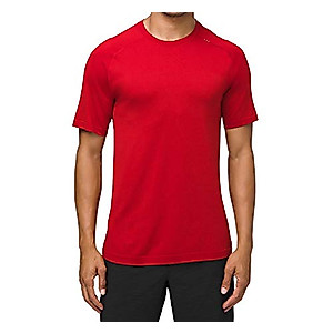 Lululemon Athletica Lululemon Mens Metal Vent Tech Short Sleeve Shirt (Dark Red, M) Medium