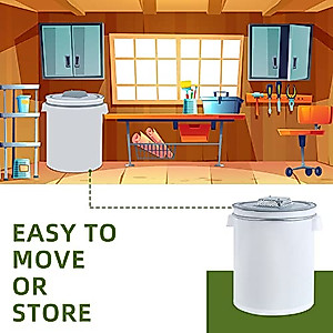 EVERYGROW Grain Mill Grinder Electric, Grain Grinder Mill, Corn Grinder Electric, Wheat Grinder, Brew Mill, 13.2 Gallons (50L)