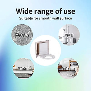 Shampoo Holder for Shower Wall Gel Bottle Rack Hook Self Adhesive Wall Mounted Magic Paste Shampoo Suction Wall Type Seamless Hook(3 Pieces)