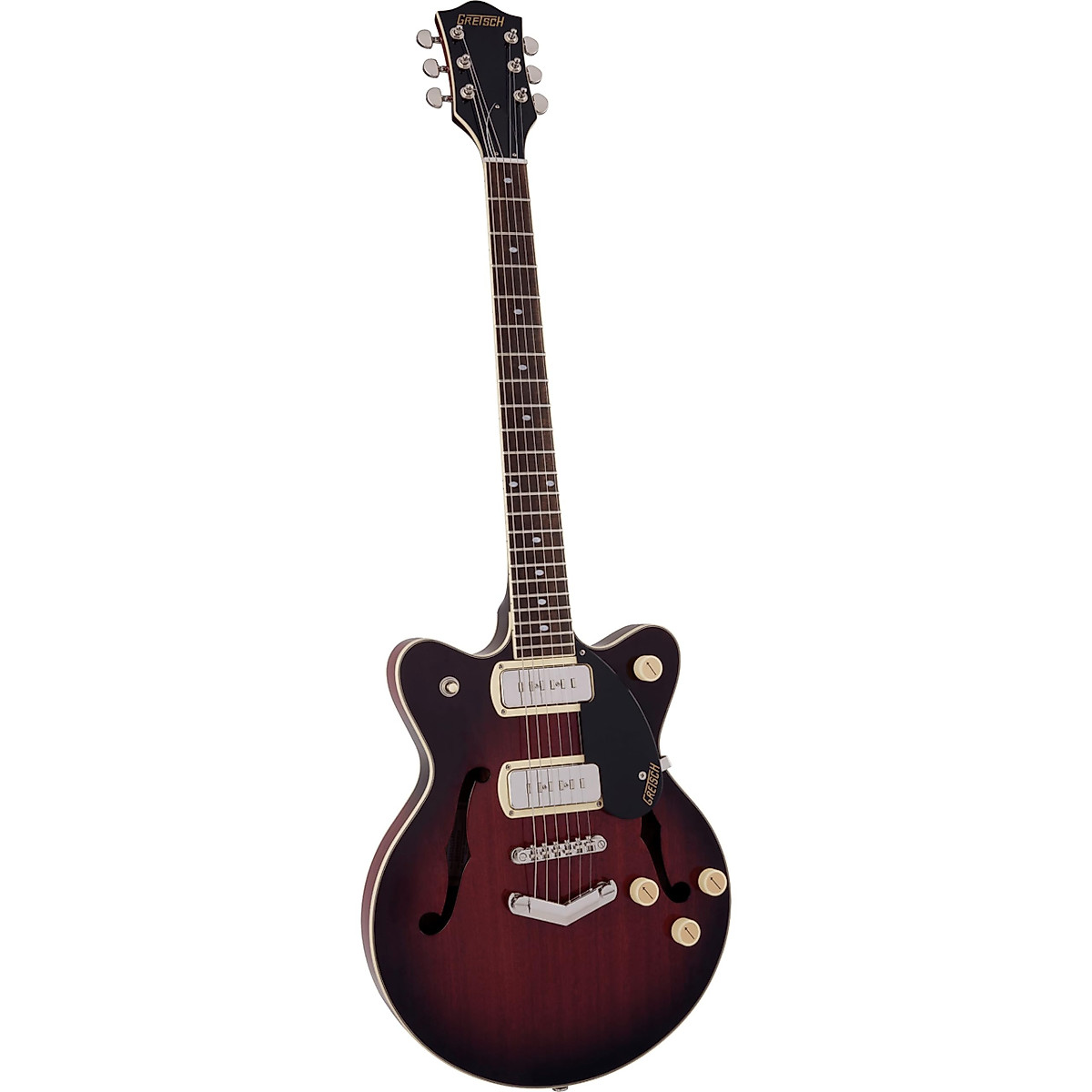 Gretsch G2655-P90 Streamliner Center Block Jr. Double-Cut P90 Electric Guitar - Claret Burst