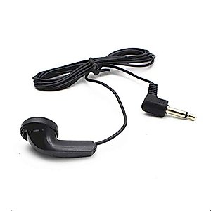 Saidbuds 100 Pack Bulk Mono Earbud Single Side Earphone Disposable Headphone for Tour Guide System,Museum,Hospital,School and Airlines