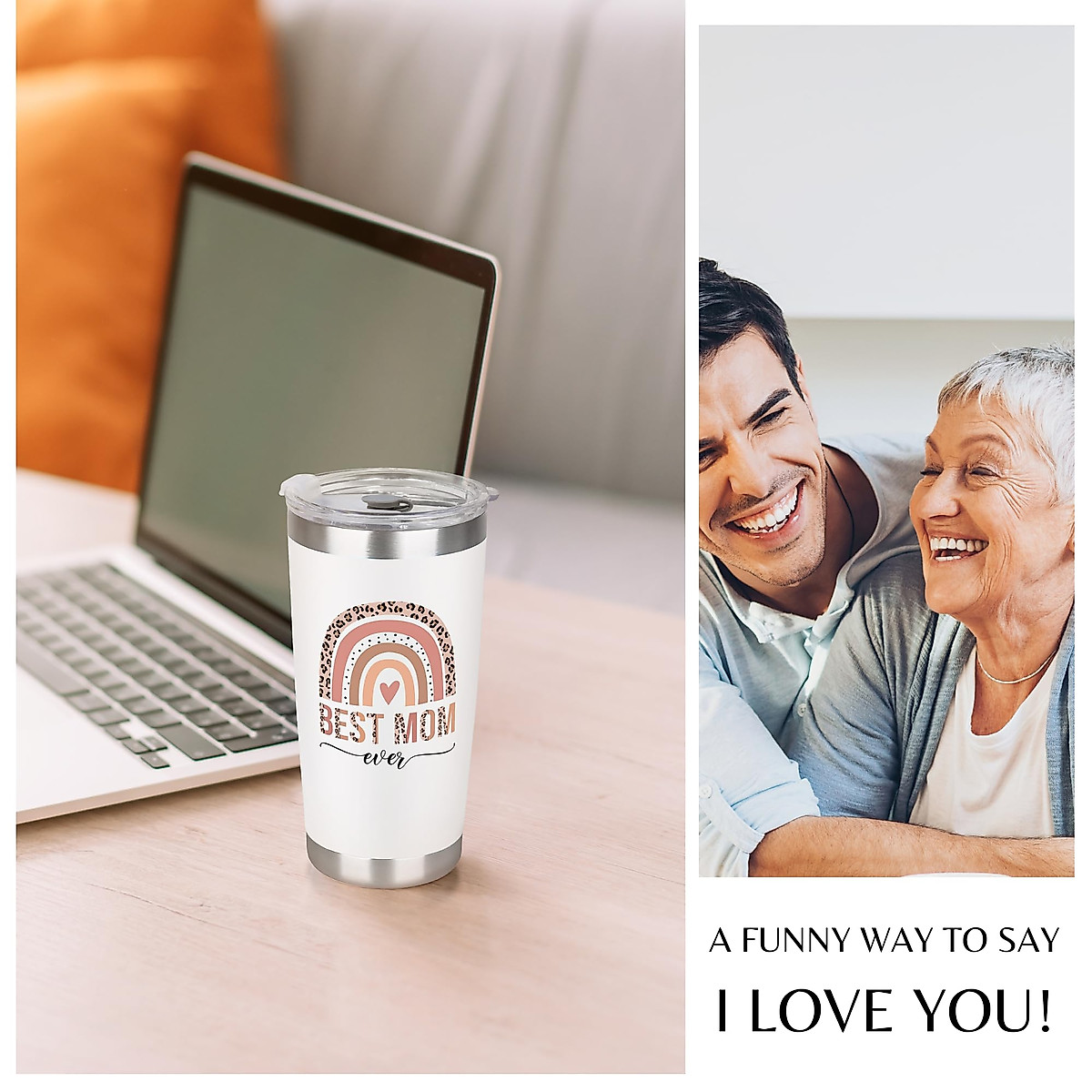 Gifts for Mom from Daughter Son - Mom Birthday Gifts, Birthday Gifts for Mom - Christmas Gifts, Christmas Gifts for Mom Wife - Mom Gifts, Mother Gifts, New Mom Gifts for Women - 20 Oz Tumbler