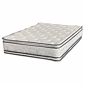 Greaton, 12-Inch Medium Plush Double Sided Pillowtop Innerspring Mattress, Queen