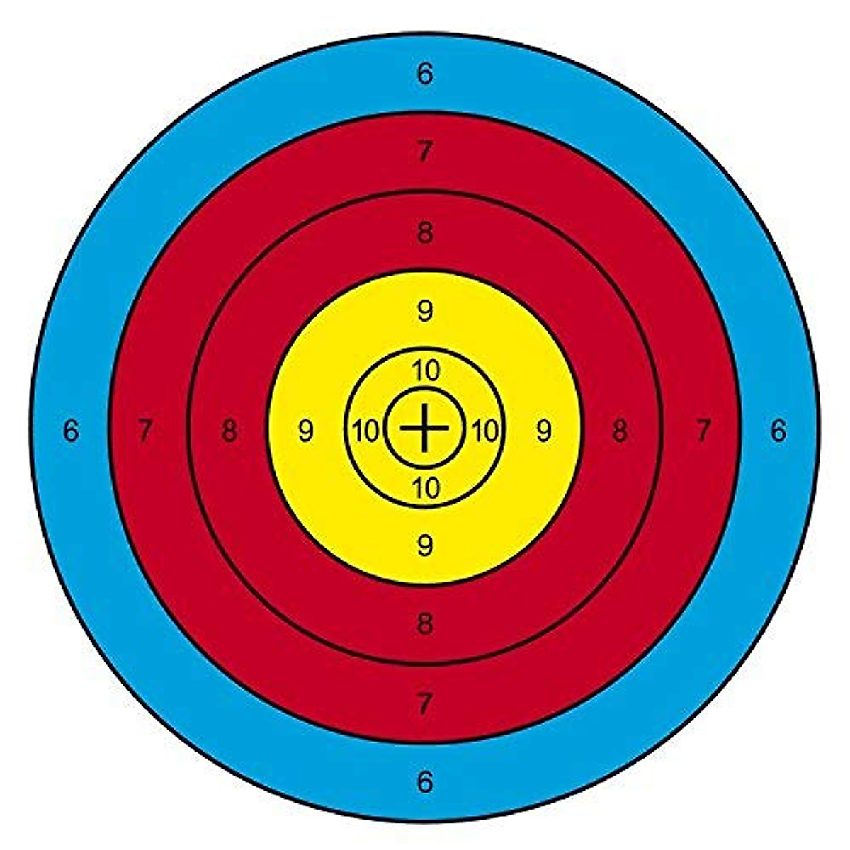 Archery Targets Paper Targets 30Pcs 16x16inch Bow and Arrow Targets for Shooting Archery Accessories Ideal for Match and Daily Practice Use Outdoor Shooting Face, Arrow Shoot Practicer