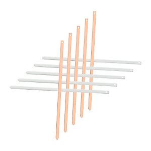 Lurrose 1 Set Zinc Anode Copper Plate Copper Zinc Electrode Strip Zinc Tablets