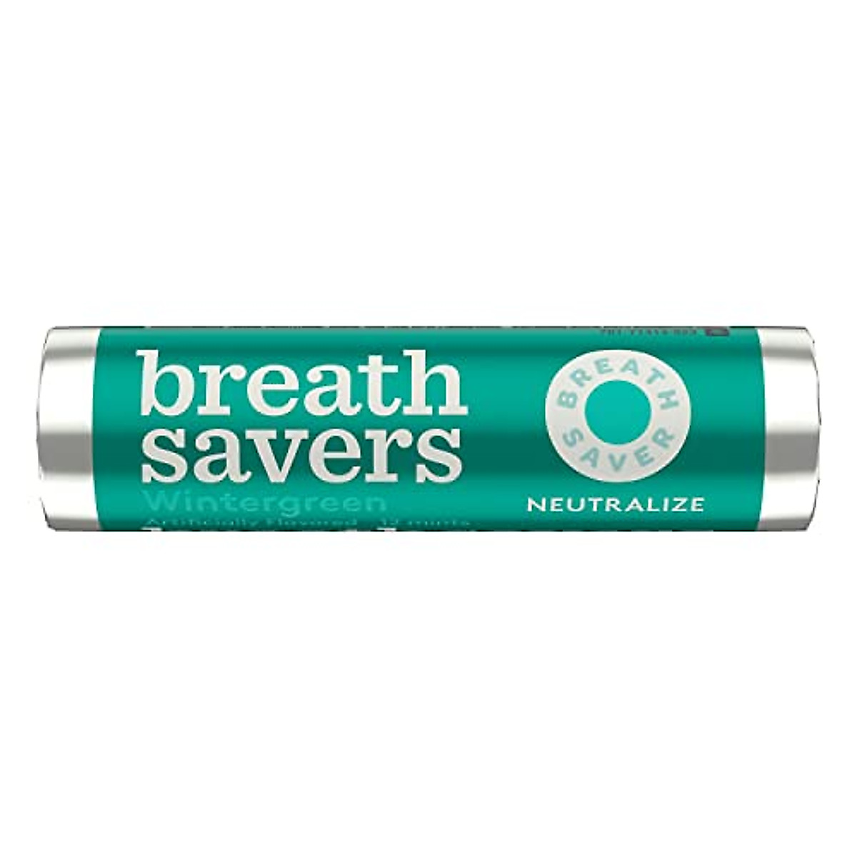 BREATH SAVERS Wintergreen Sugar Free Breath Mints Rolls, 0.75 oz (24 Count)