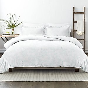Linen Market Duvet Cover Queen (Aqua) - Experience Hotel-Like Comfort with Unparalleled Softness, Exquisite Prints & Solid Colors for a Dreamy Bedroom - Queen Duvet Cover Set with 2 Pillow Shams